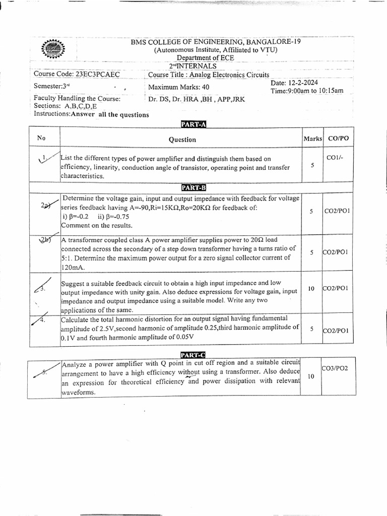 Aec 3 RD Sem See | PDF