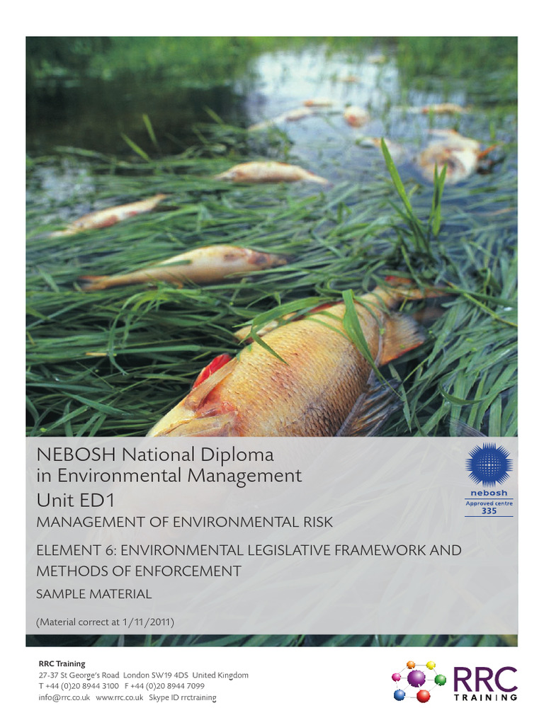 Environmental Diploma Ed1 | PDF | Waste | Natural Environment