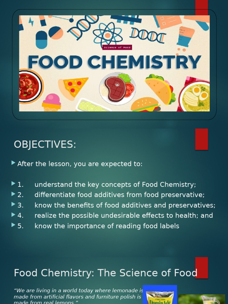 1. Food Chemistry | PDF | Sugar Substitute | Foods