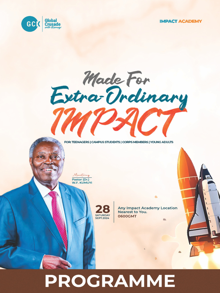 Rivers Impact (Programme Booklet) | PDF