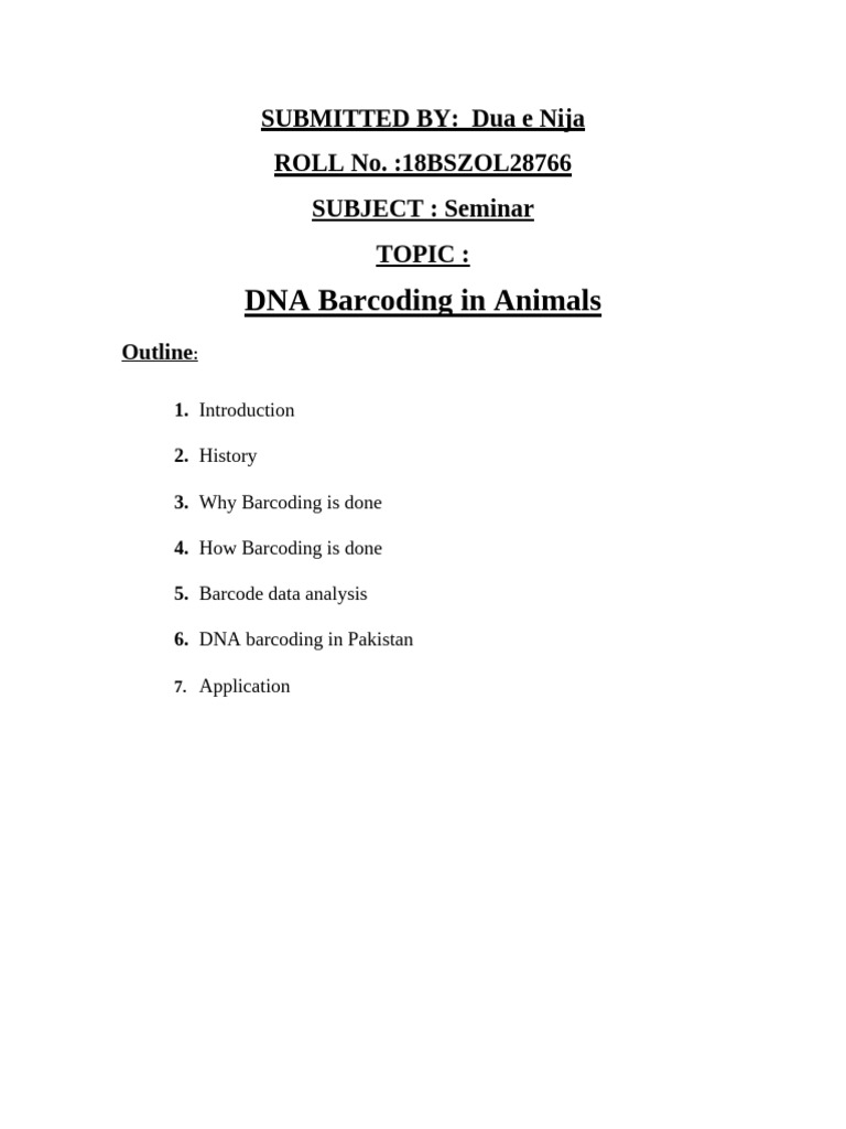 biology topic | PDF | Dna Sequencing | Species
