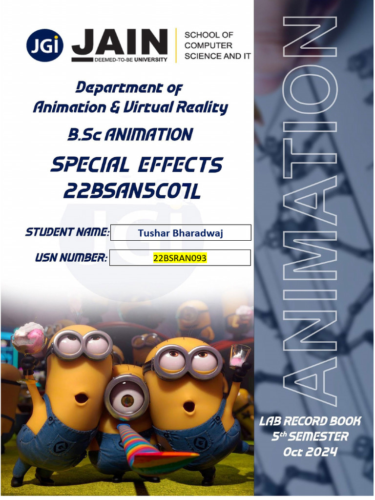 Special Effect - Lab Record Format | PDF | Rendering (Computer Graphics ...