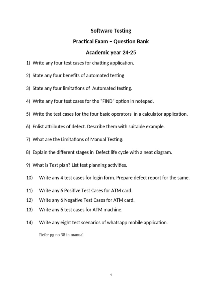 STE Practical Exam 24 25 | PDF