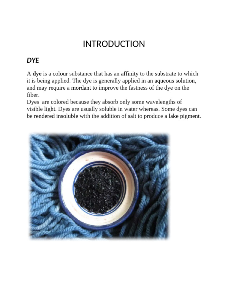 369112165 Chemistry Investigatory Azo Dye Classification and ...