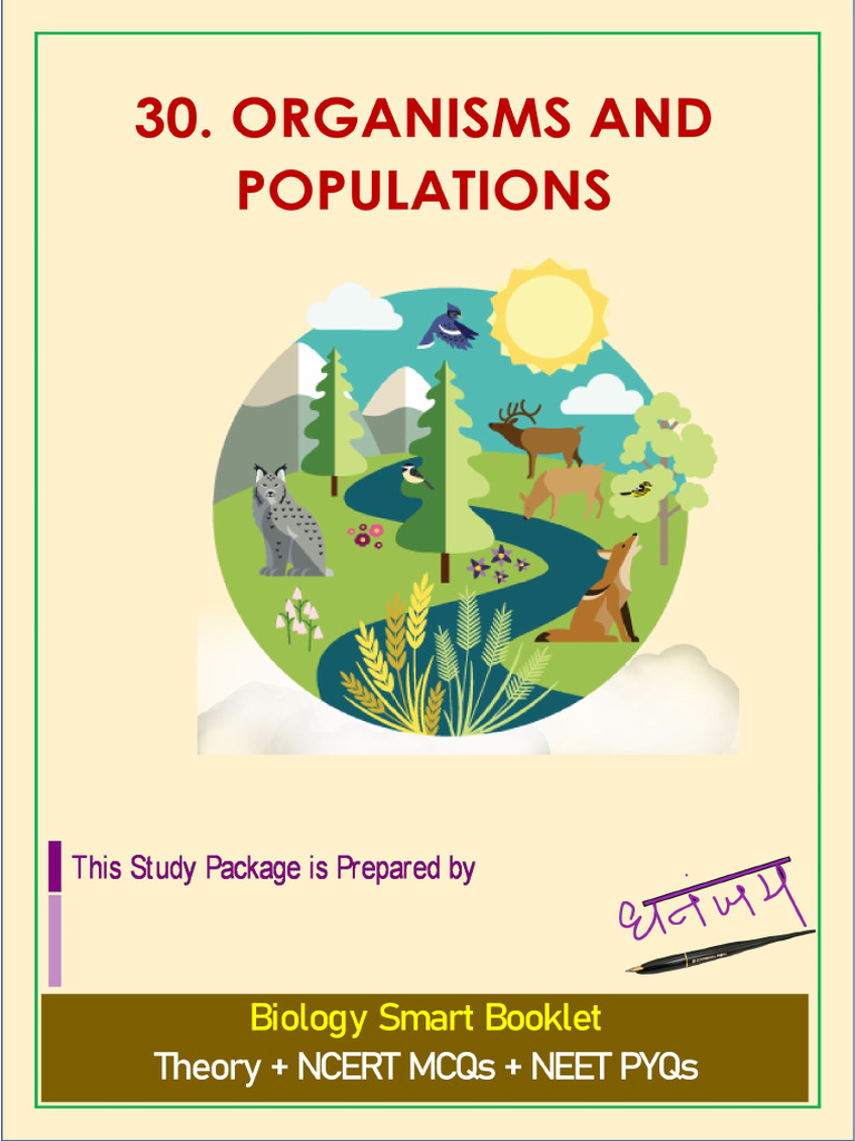 Anisms and Populations | PDF