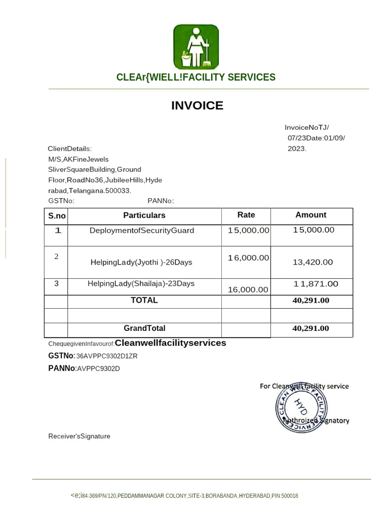 Sample Invoice | PDF