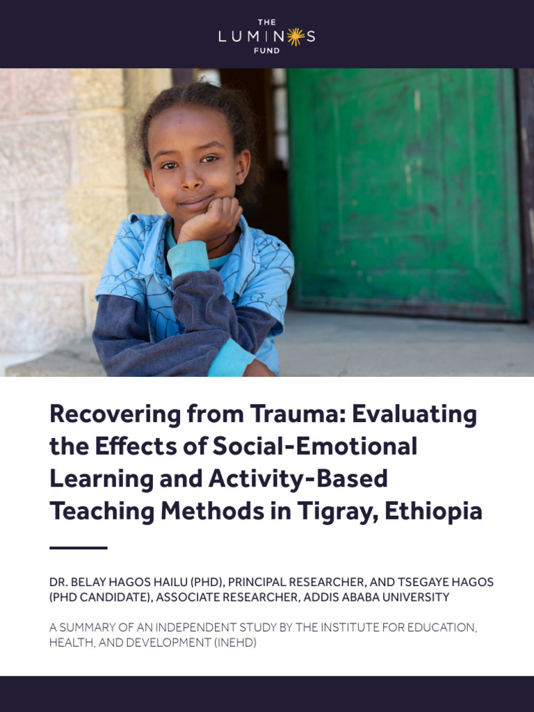 Recovering From Trauma Evaluating the Effects of Social Emotional ...