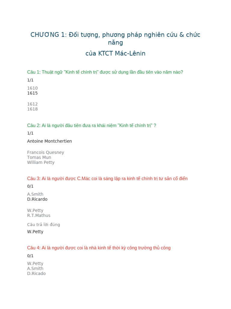 Ktct. Chương 1 | PDF