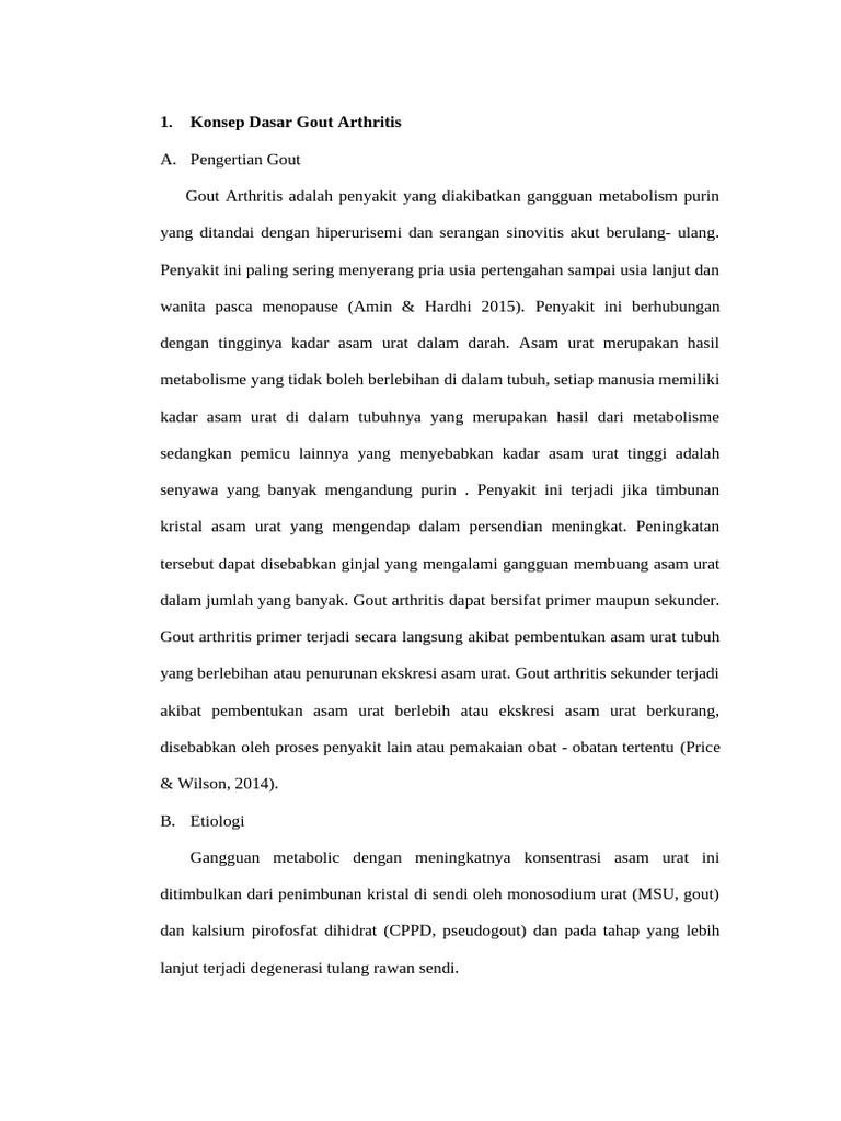 LP Gouth Atritis | PDF