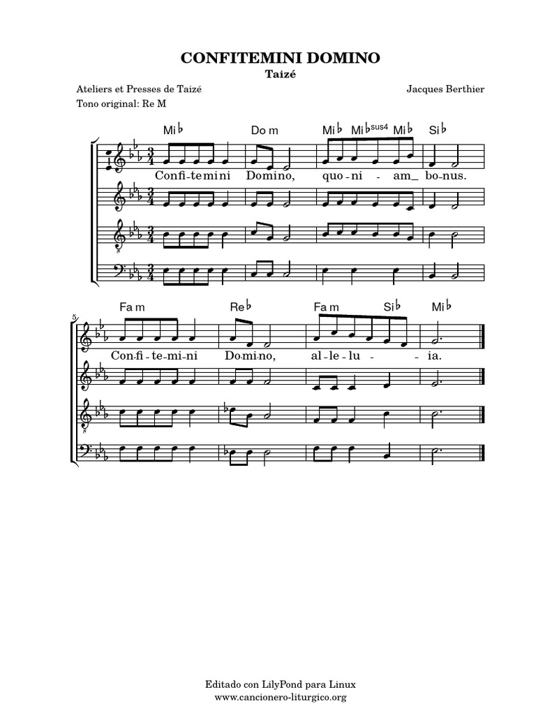 Confitemini Domino Pdf