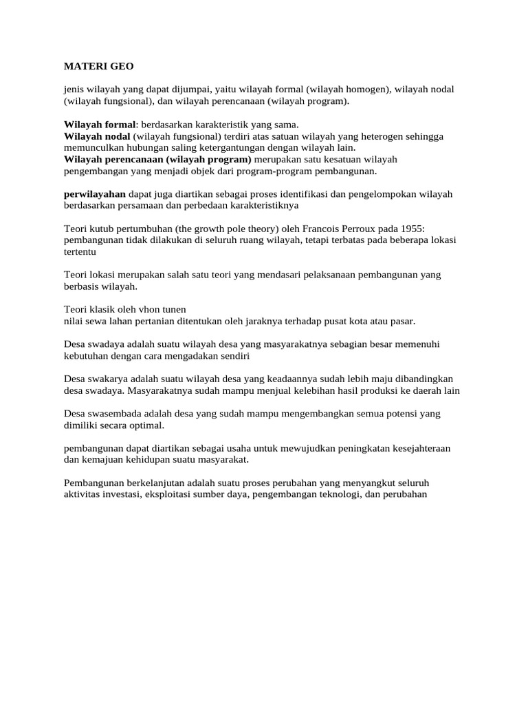 Materi Geo | PDF