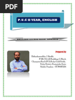 2nd PUC English Notes & Model Papers | PDF