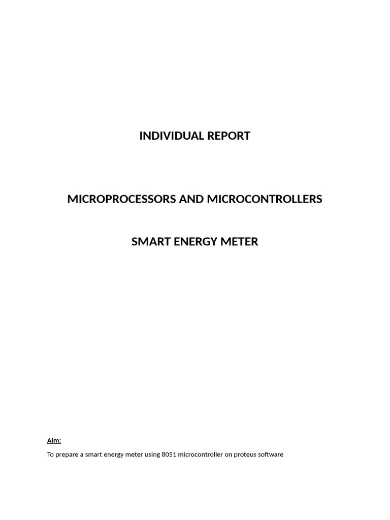 V. Pranav Adithya MPMC Individual Report | PDF | Microcontroller | Analogue Electronics