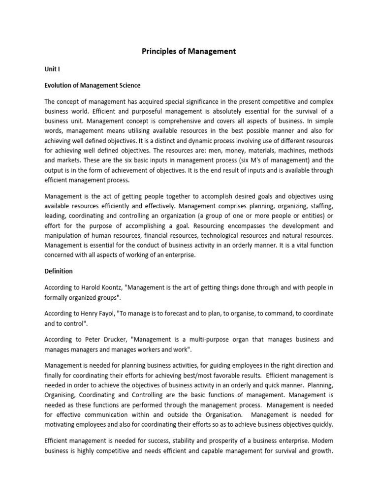 Lesson 4 Management Concepts | PDF | Cost | Expense