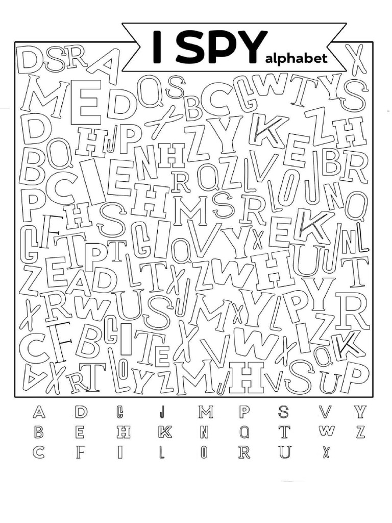 I-Spy-alphabet | PDF