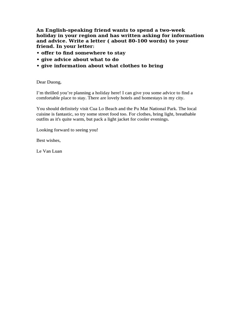 Holiday Tips for Visiting My Region | PDF