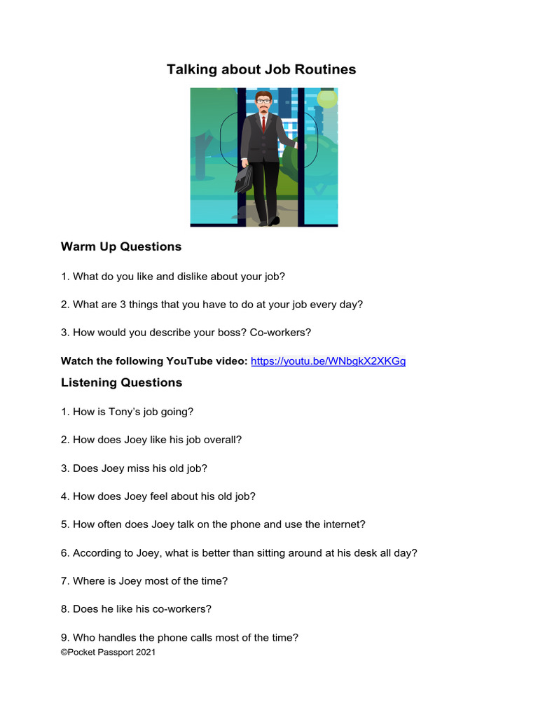 Activities Practices English Worksheet | PDF