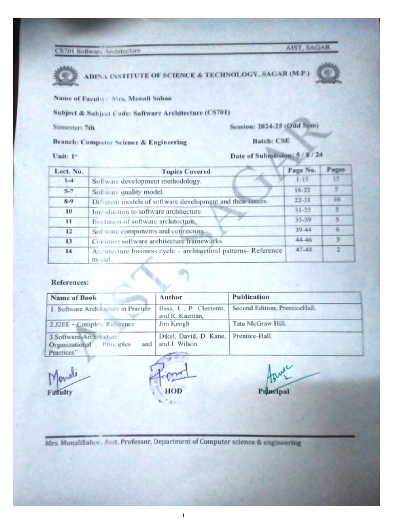 CS 701 SA UNIT - 1 | PDF | Software Development Process | Agile ...