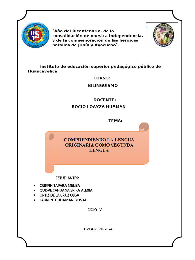 Monografia | PDF | Aprendizaje | Segundo lenguaje