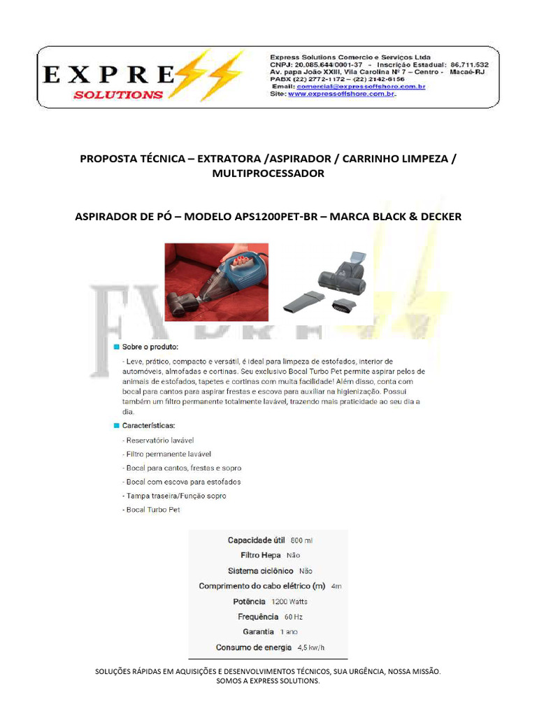 Aspirador de Pó Manual | PDF