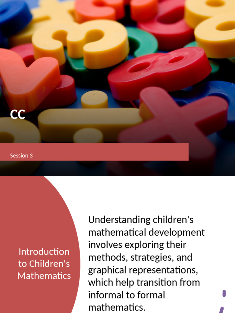 Introduction To Children's Mathematics - Session 3 | PDF | Mathematics ...