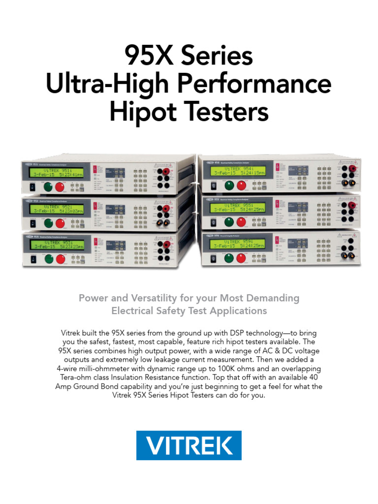 Vitrek-95x-Datasheet | PDF | Alternating Current | Capacitor