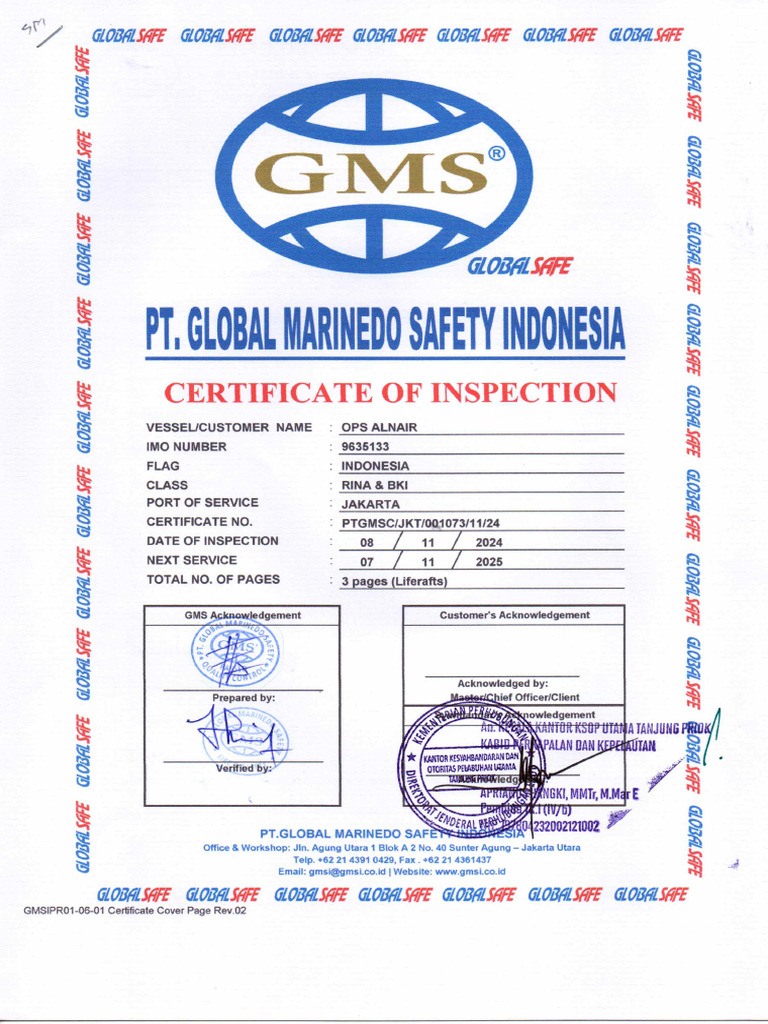 13 Annual Inspection Liferaft (ILR) 2 | PDF