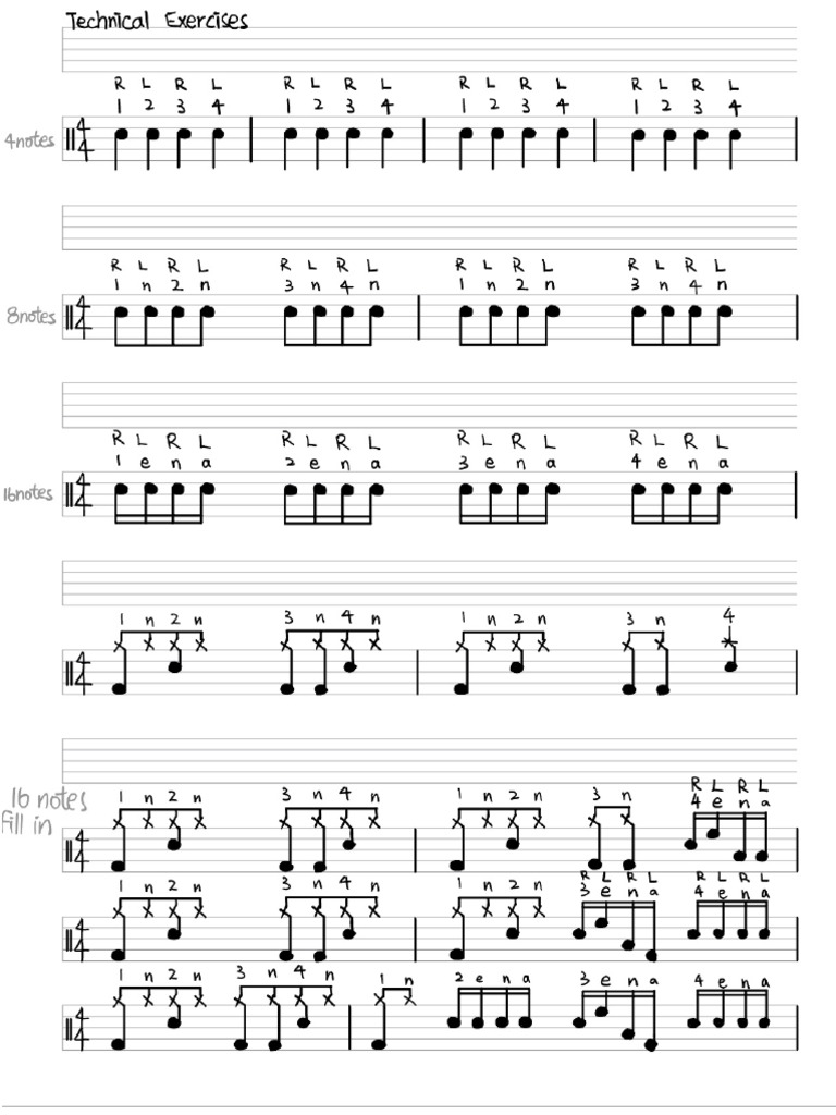Drums (Exercises) | PDF