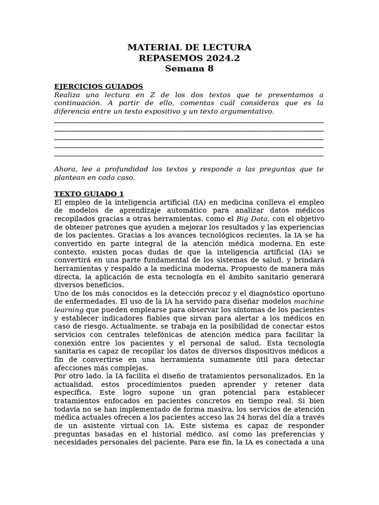 Sem8 Repasemos 2024.2 | PDF | Inteligencia artificial | Inteligencia ...