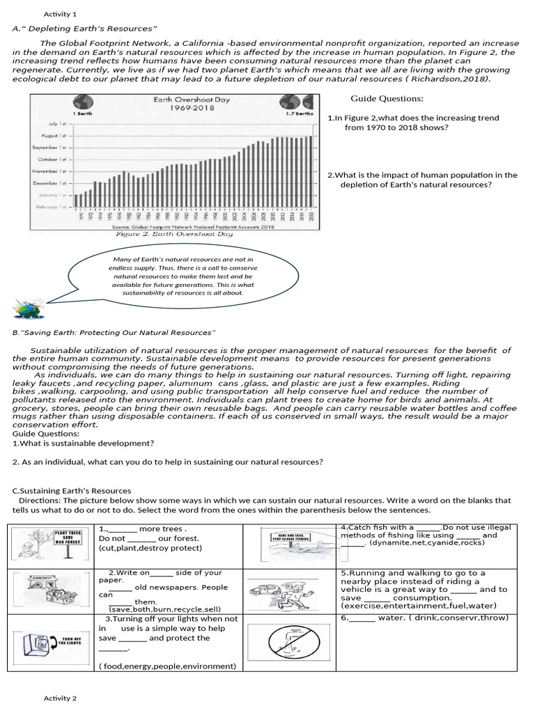 Activity-3 | PDF | Sustainability | Sustainable Development