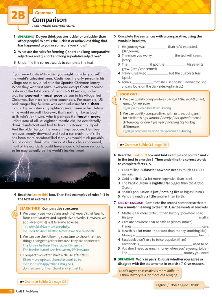 B13-Elearning - Unit 2BD - Grammar | PDF