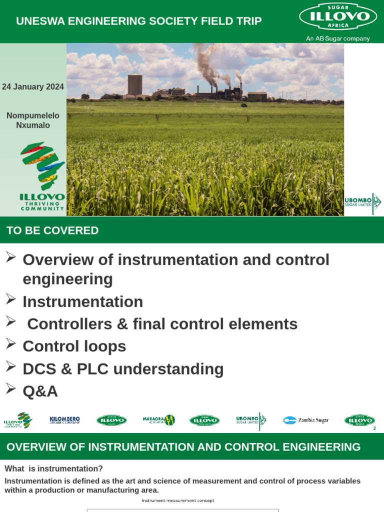 UNESWA Engineering Society Field Trip | PDF | Instrumentation | Control ...