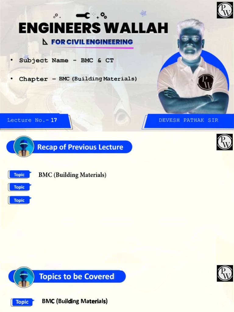 66da82c51d7f220018e9e5f3 - ## - BMC (Building Materials) 17 Class Notes ...