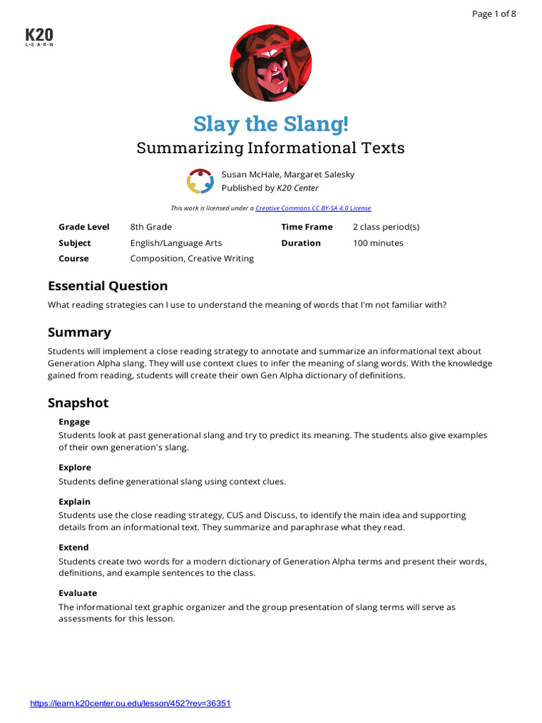 Slay. The Slang | PDF | Word | Slang