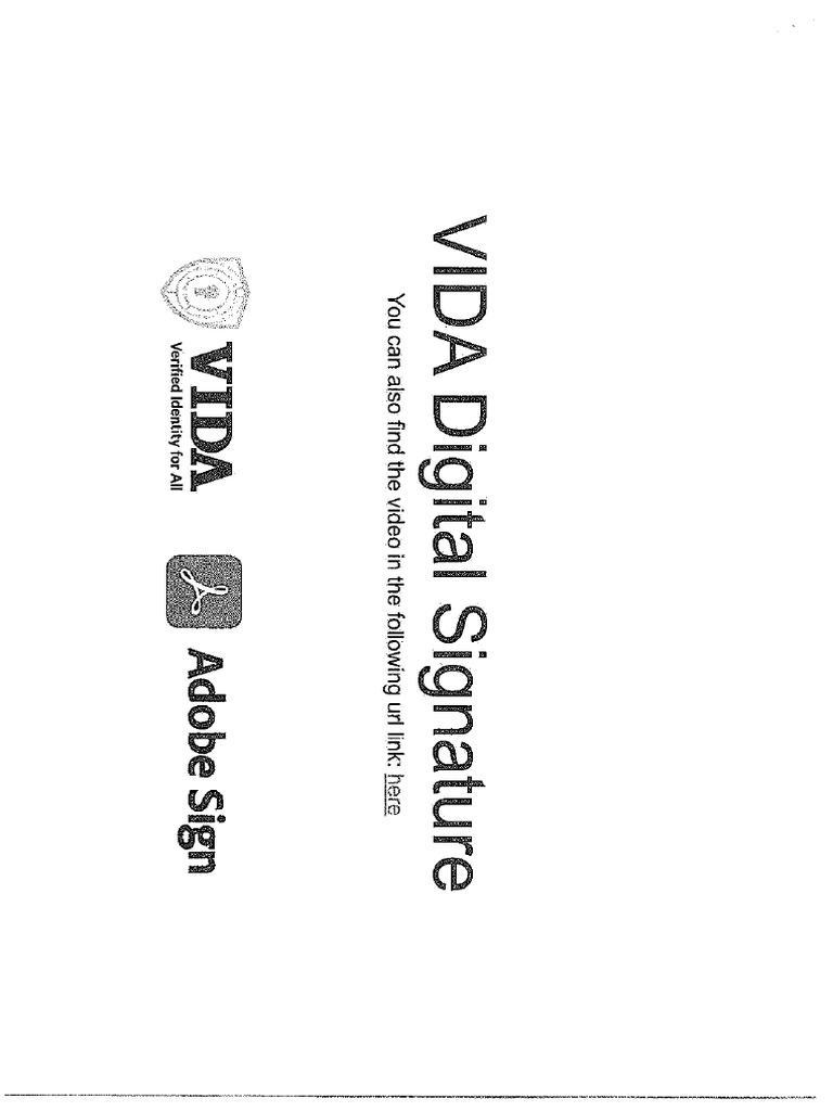 Tutorial Vida Digital Signature | PDF