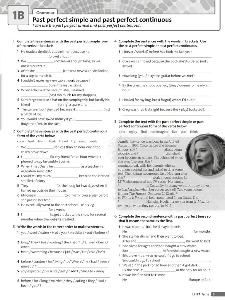 b13 Elearning Unit 1bd Grammar Workbook | PDF