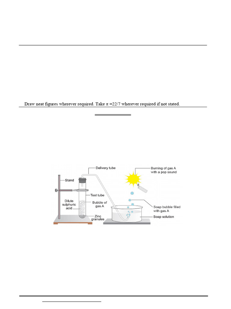 Science Class X Sample Paper Test 01 For Board Exam 2025 QP | PDF ...