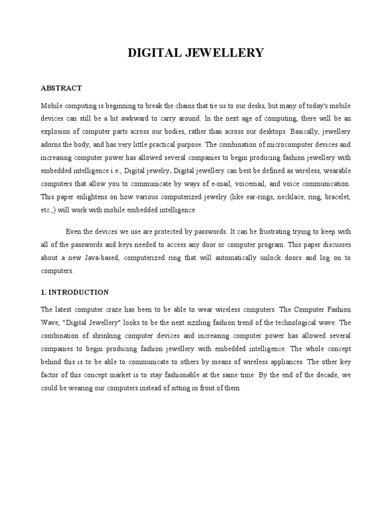 The Java Ring: A Digital Ring that Automatically Unlocks Doors and Logs ...