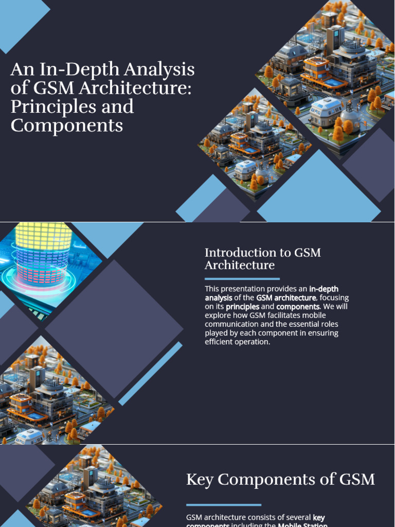 GSM Architecture: Key Components Explained | PDF