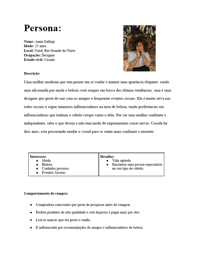 Persona Ideia | PDF