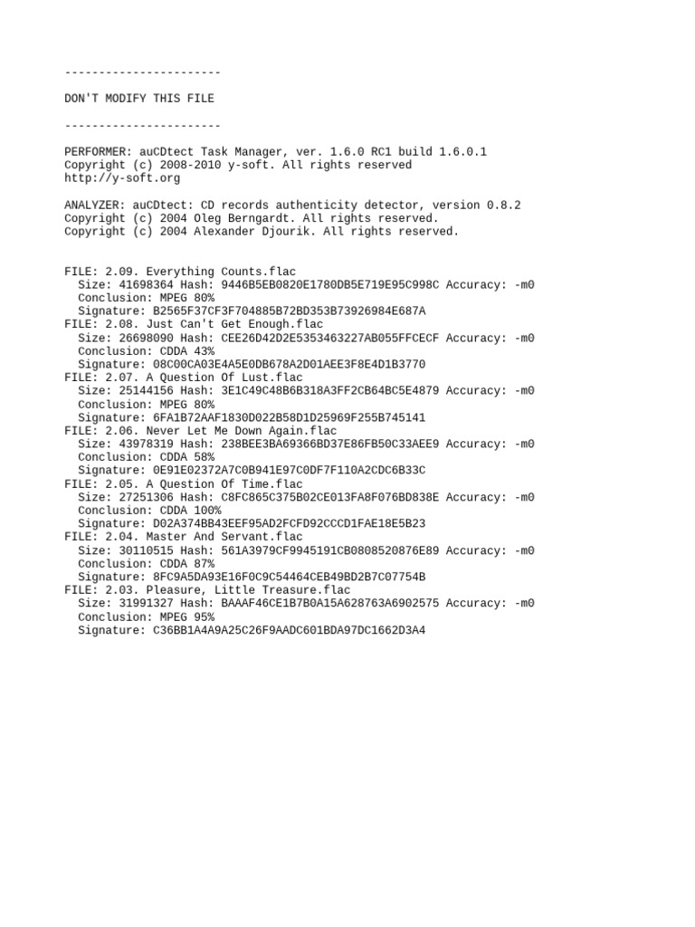 Folder auCDtect | PDF