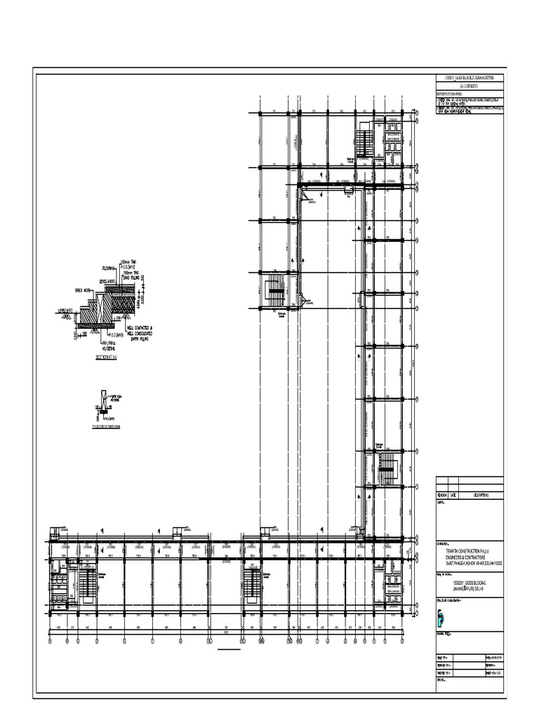 PLINTH LVL. BEAM REINF.DETAIL.-E-BLOCK 2 | PDF