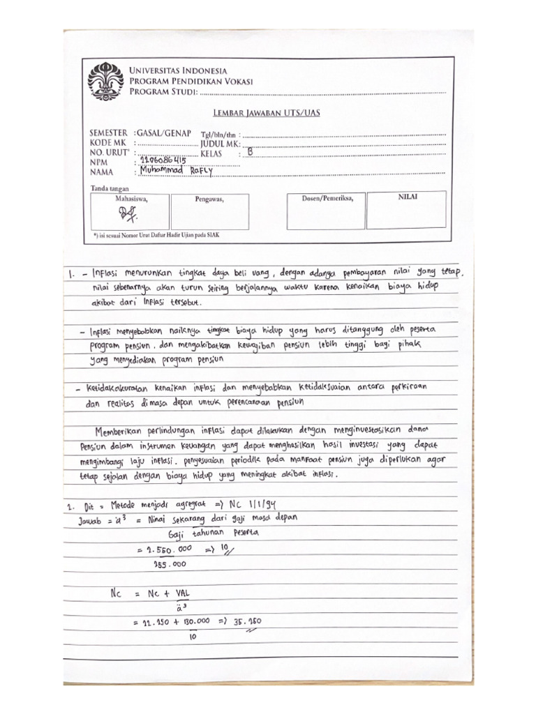 UAS Muhammad Rafly | PDF