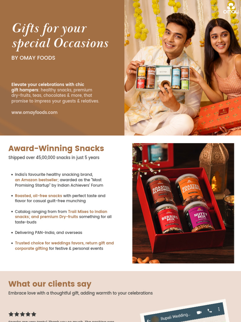 Omay Foods Gifting Catalog (Personal) - March 2024 | PDF | Berry | Foods