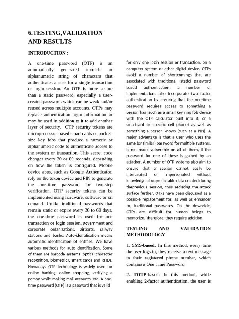 6 Validation | PDF | Cryptography | Espionage Techniques