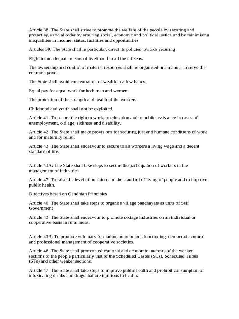 Article 38 | PDF | Welfare | Government