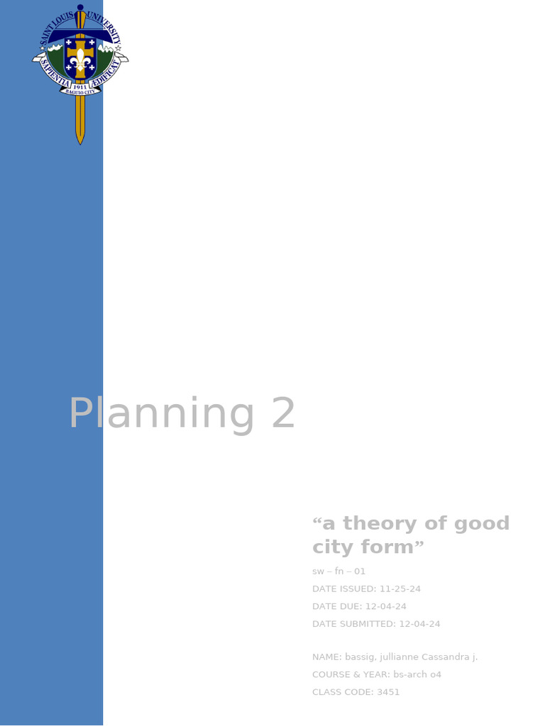 Planning 2b_cover Page | PDF | Governance | Natural Environment