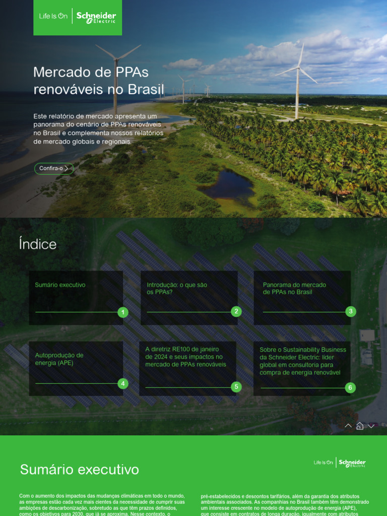 PPAs Renováveis no Brasil: Panorama e Oportunidades | PDF | Geração de ...