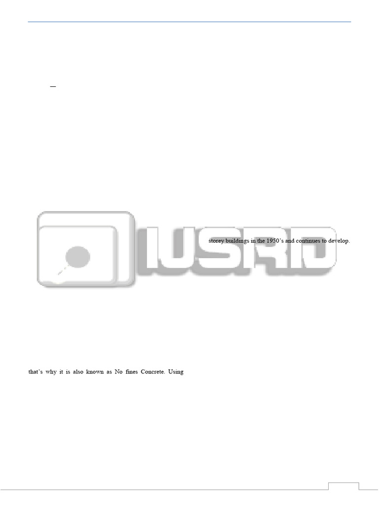 A Review Study On Water Absorbing Pavement | PDF | Concrete | Road Surface