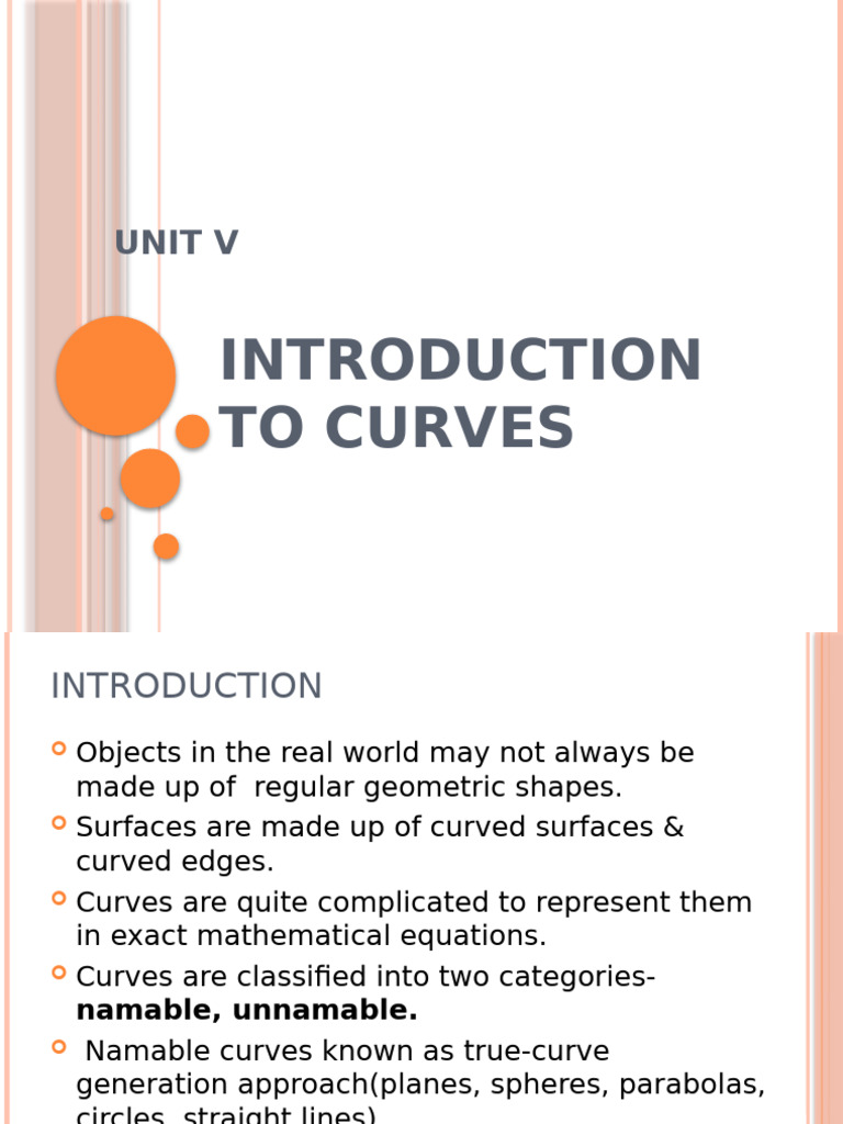 Introduction to Curves and Surfaces | PDF | Spline (Mathematics) | Curve